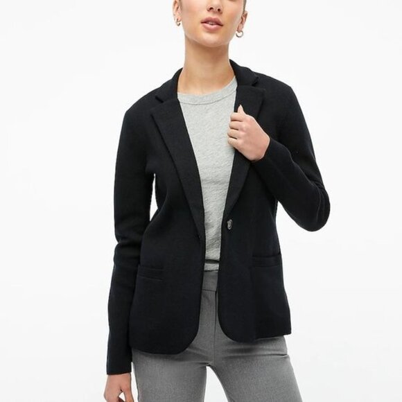J Crew Schoolboy Sweater Blazer